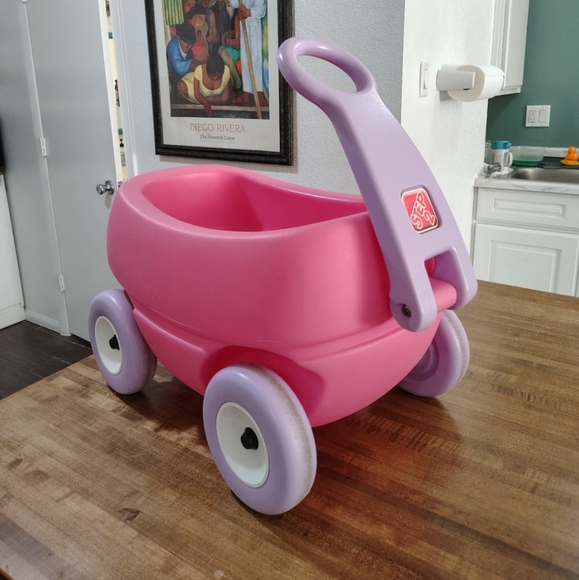 step2 | Toys | Step2 Little Helpers Pull Along Doll Wagon Pink 99s ...